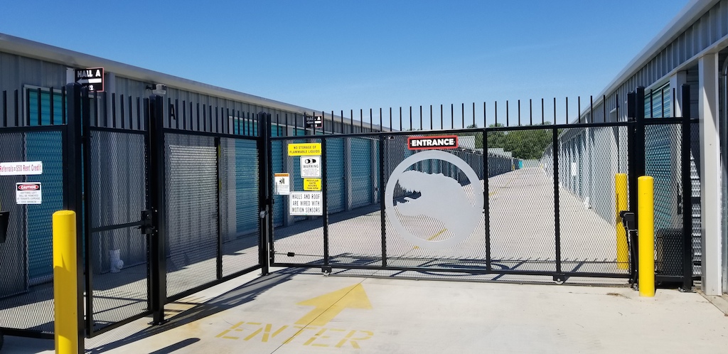 Automatic Gates & Secure Entry for Mini-Storage Facilities - Fabricated ...